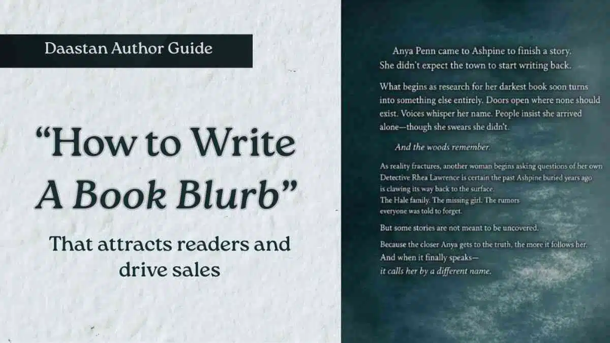 How to Write a Book Blurb That Attracts Readers - Daastan